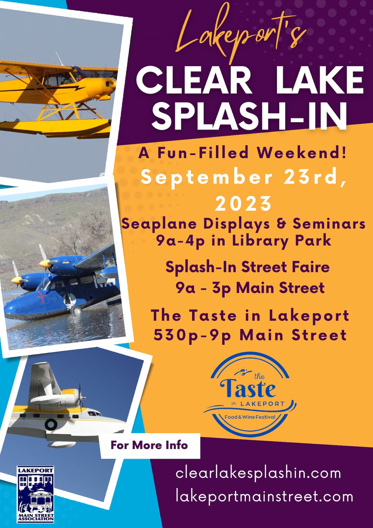 Splash-In & Street Faire in Lakeport, CA | Lakeport Main Street Association